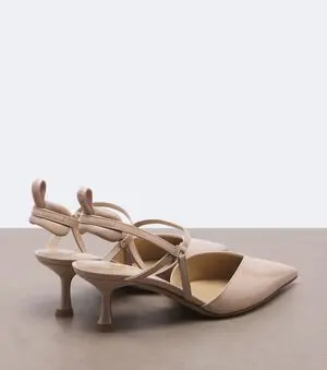 Fendi Colibri Patent Leather Slingback Pumps