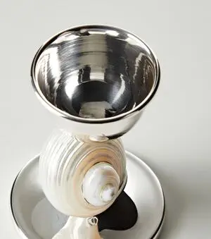 TAVARES 1922 Shell Sterling Silver Egg Cup