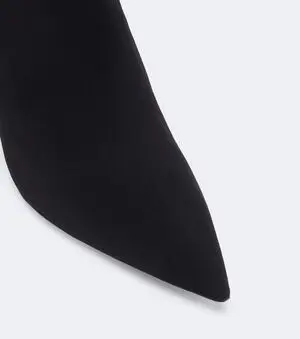 Rene Caovilla Embellished Suede Knee-high Boots