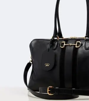 Gucci Borsetto Large Leather Bowling Bag