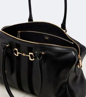 Gucci Borsetto Large Leather Bowling Bag