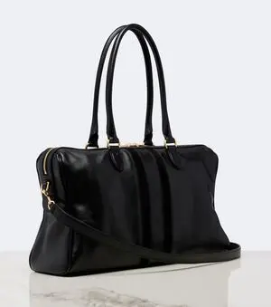 Gucci Borsetto Large Leather Bowling Bag