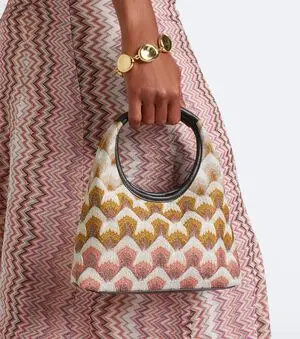 Missoni Wave Small Lame Top-handle Bag