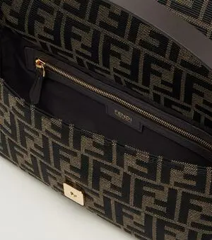 Fendi Baguette® 26424 Small Canvas Shoulder Bag