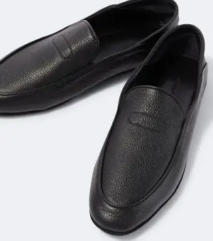 John Lobb Kingston Ii Leather Slip-on Shoes