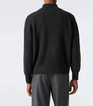 Le Kasha Ribbed-knit Cashmere Sweater
