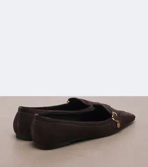 TOD'S Suede Ballet Flats