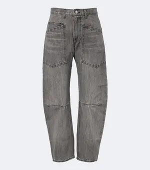 NILI LOTAN Shon Barrel-leg Jeans