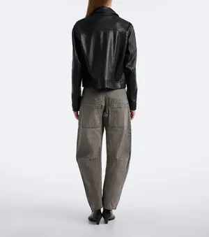 NILI LOTAN Shon Barrel-leg Jeans