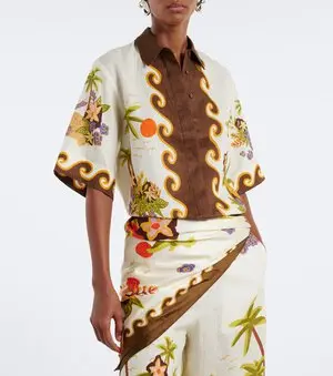 ALEMAIS Island Cove Silk Scarf