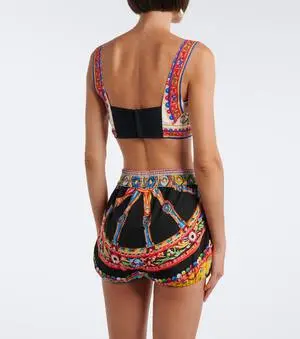 Dolce & Gabbana Carretto Cotton Poplin Shorts