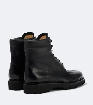 John Lobb Peak Leather Lace-up Boots