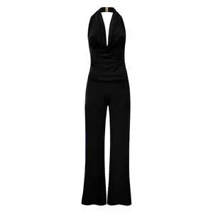 WHY MARY Diana Cowl Halter Neck Jumpsuit