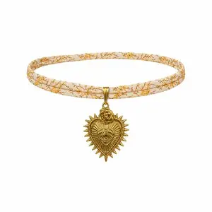 JUNIE The Sienna Choker - Gold/yellow