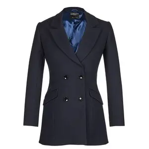 SERRAN LONDON Navy Double-breasted Dress Jacket
