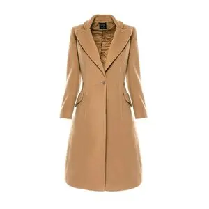 AVENUE N°29 Long Wool Blend Coat - Brown