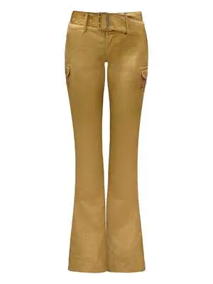 WHY MARY Low Rise Flared Pants "nemesis