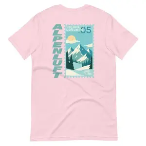 ANCHOR & CREW Cotton Higher Grounds Postmark Organic Cotton T-shirt - Pink