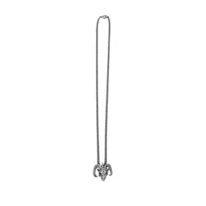 Lovard Ram Head Necklace - Silver