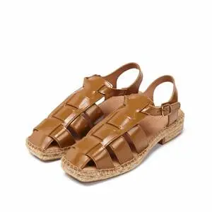 NAGUISA Sativa Espadrilles - Brown