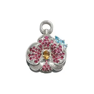ONI Sacred Orchid Charm - Silver