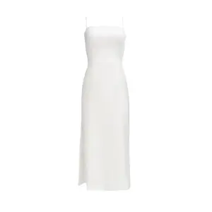 NOMI FAME Amara Midi Dress With Adjustable Straps - White