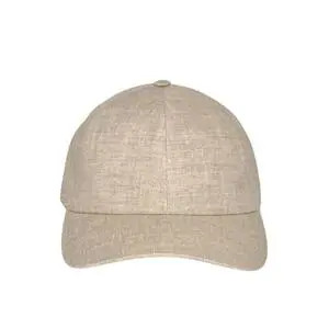 CACHEMIO Unbleached Linen Baseball Cap