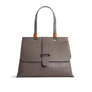 HESTER VAN EEGHEN Barn Ash Leather Bag - Grey