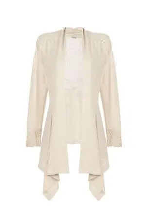 LUNA FASHION HOUSE Jody Tailored Cardigan - White