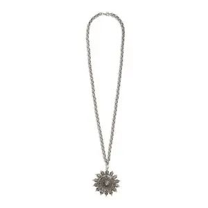 Lovard Medallion Necklace - Silver