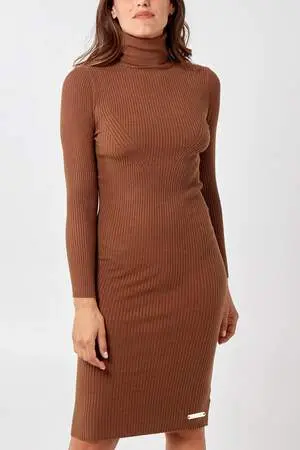 HORTONS ENGLAND Fairford Ribbed Knit Dress
