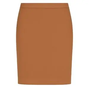 CONQUISTA Winter Pencil Skirt - Brown