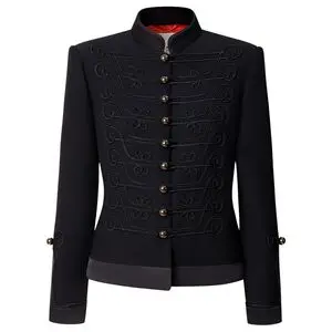 THE EXTREME COLLECTION Embroidered Military Jacket