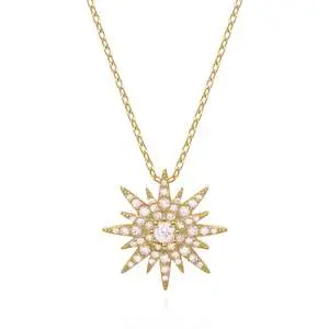 LUNA CHARLES Estella Starburst Pendant Necklace - Gold