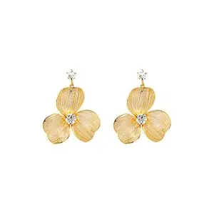 MONARCH Floral Statet Earrings - Gold