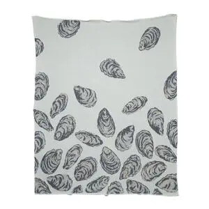 In2green Cotton Sustainable Knit Throw Blanket - Grey