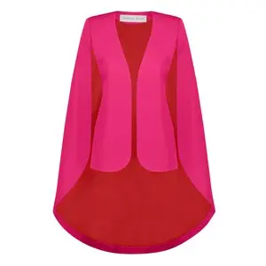 MONIQUE SINGH Gabardine Cape Jacket