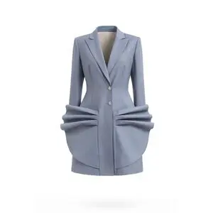 LUMINA ELIGMA Sculptural Blazer Dress