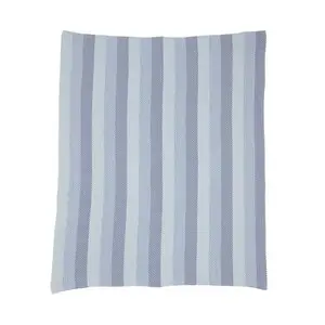 In2green Cotton Sustainable Knit Striped - Blue