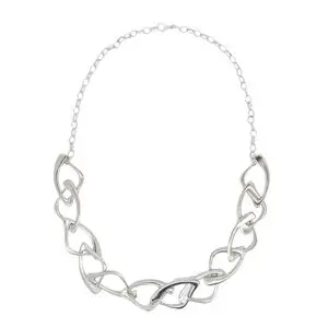 DARIA PACELLI JEWELRY Sedna Organic Link Necklace In Sterling - Silver