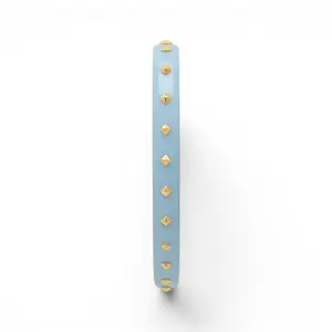 MICHAEL NASH JEWELRY Clementine Aqua Resin Studded Bangle - Blue
