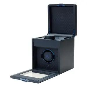 Wolf Earth Single Watch Winder Midnight - Blue