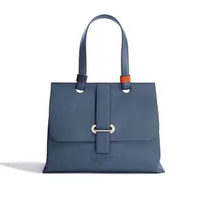 HESTER VAN EEGHEN Barn Leather Bag - Blue