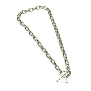 Lovard Sterling Plated Link Necklace - Silver