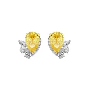 Arte Madrid Gracia Earrings - Yellow