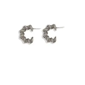 Lovard Twisted Hoops - Silver