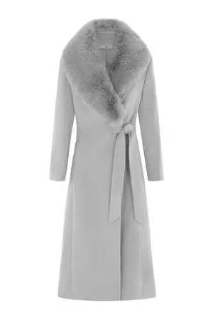 HORTONS ENGLAND Windsor Cashmere Coat - Grey