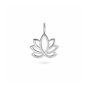 ZOHREH Lotus Flower Pendant In Sterling - Silver