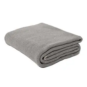 In2green Jumbo Cardigan Stitch Knit Throw Blanket Jumbo Cardigan - Grey