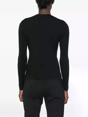 Max Mara Long-sleeve Wool Jumper - Black